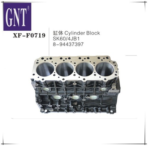 Excavator Sk60 4jb1 Cylinder Block, High Quality Excavator Sk60 4jb1 ...