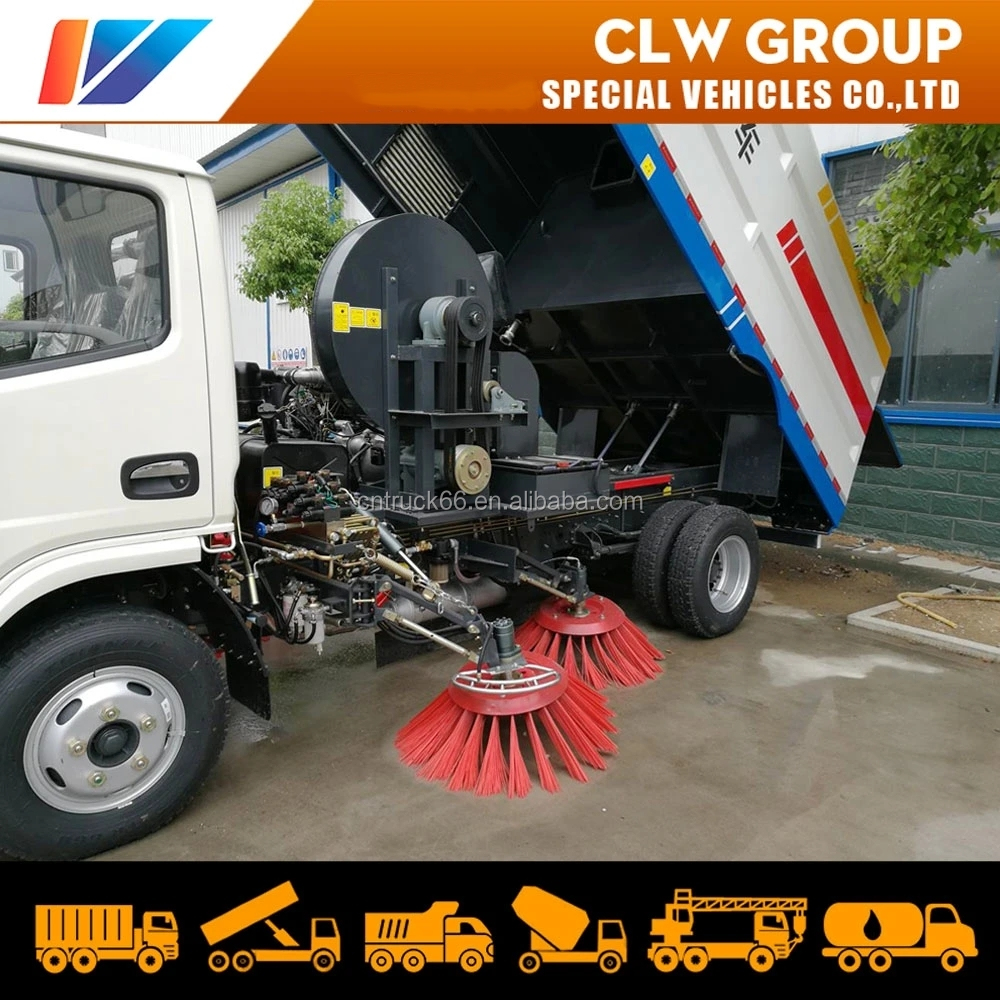Major City Road High Pressure Front Washing 8000l Dongfeng Street Sweep ...