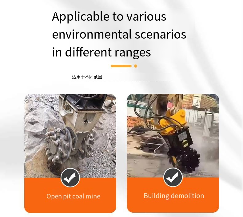 Excavator Cat Machine Milling Drum Cutter Attachments, High Quality ...