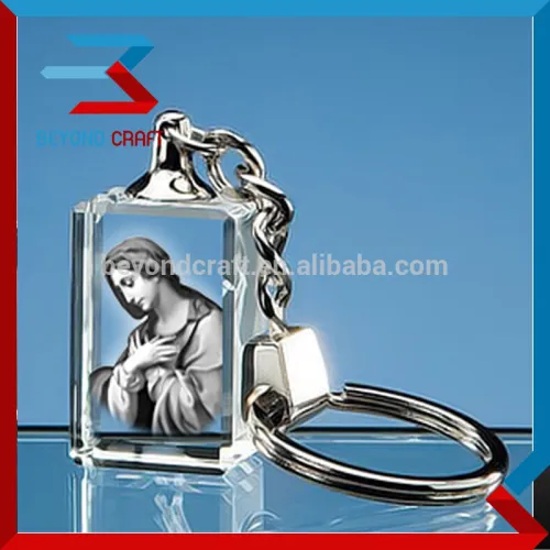 Religious Crystal Keychain Glass Items, High Quality Religious Crystal ...