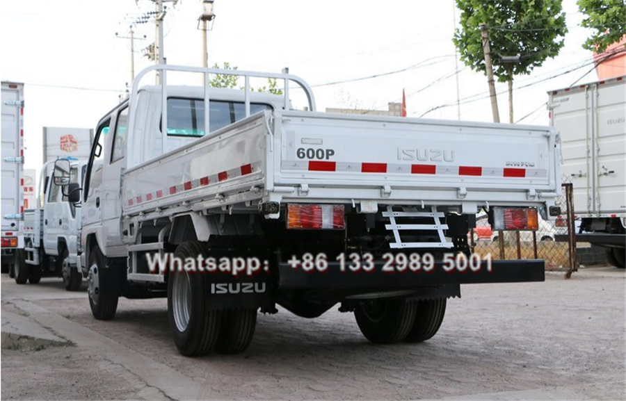 Japan's New Double Row Isuzu 5 Ton Small Cargo Lorry Truck Price In ...