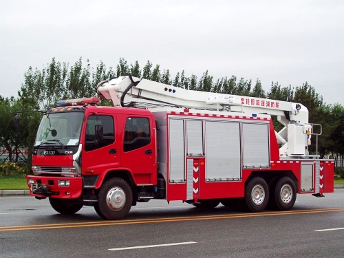 Isuzu Water Tower Hydraulic Boom Fire Truck(jp25), High Quality Isuzu ...