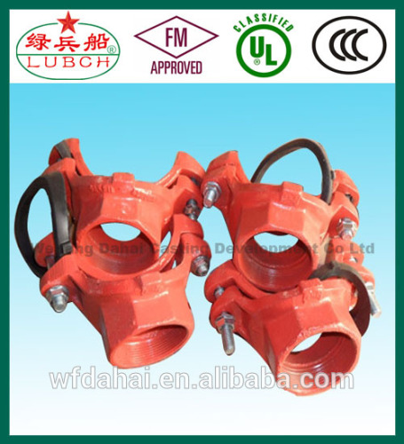 Iso Approved Sand Casting Grooved Mechanical Tee, High Quality Iso ...