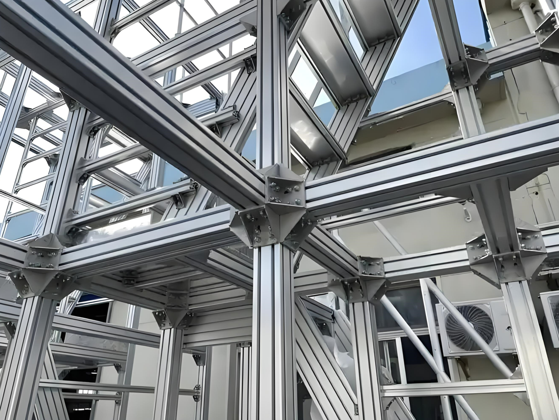 Aluminium profile frame production process