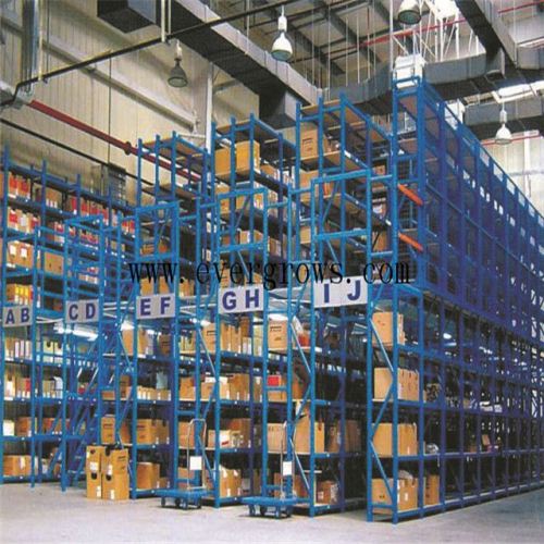 Warehouse Multi-tier Steel Mezzanine Racks, High Quality Warehouse ...