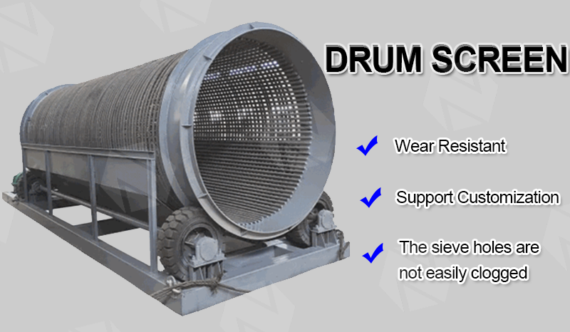 Rotary Drum Sand Sifter Screening Machine For Mines And Plants, High ...