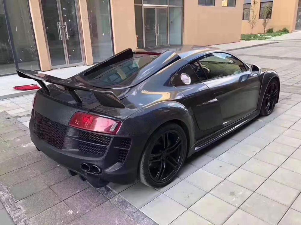 R8 Wide Body Kit With Carbon Fiber Wing Spoiler - Ppi Design For R8 V8 ...