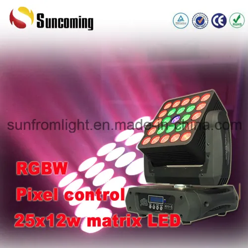 25x12w Matrix 4in1 Led Moving Head Lights, High Quality 25x12w Matrix ...