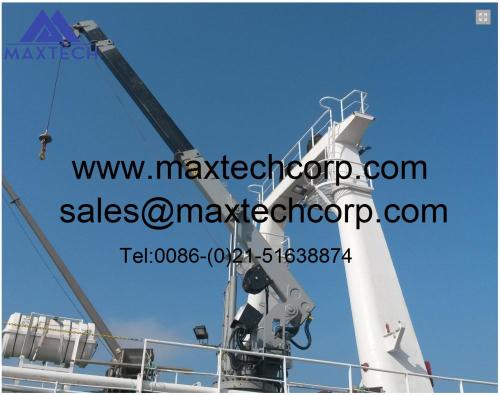 Hydraulic Ship Marine Offshore Deck Cranes, High Quality Hydraulic Ship ...