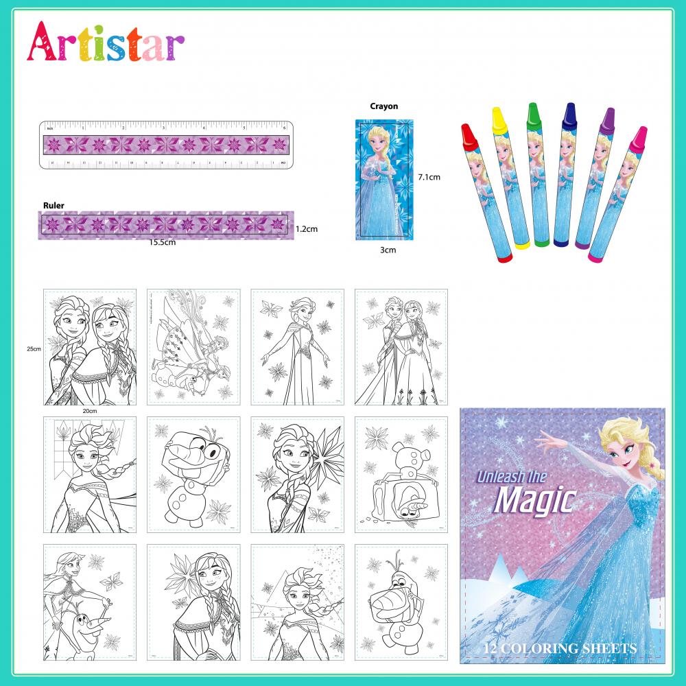 Disney Frozen Colouring Foil Art Set, High Quality Disney Frozen ...