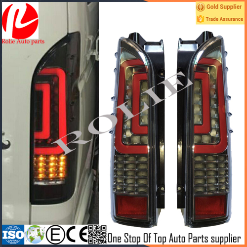 Newest Toyota Hiace White Bottom Led Rear Tail Lights Auto Parts, High ...
