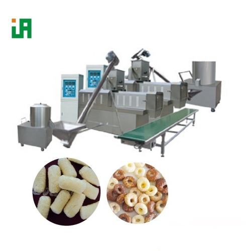 Twin-screw Halal Expanded Rice Snack Making Line, High Quality Twin ...