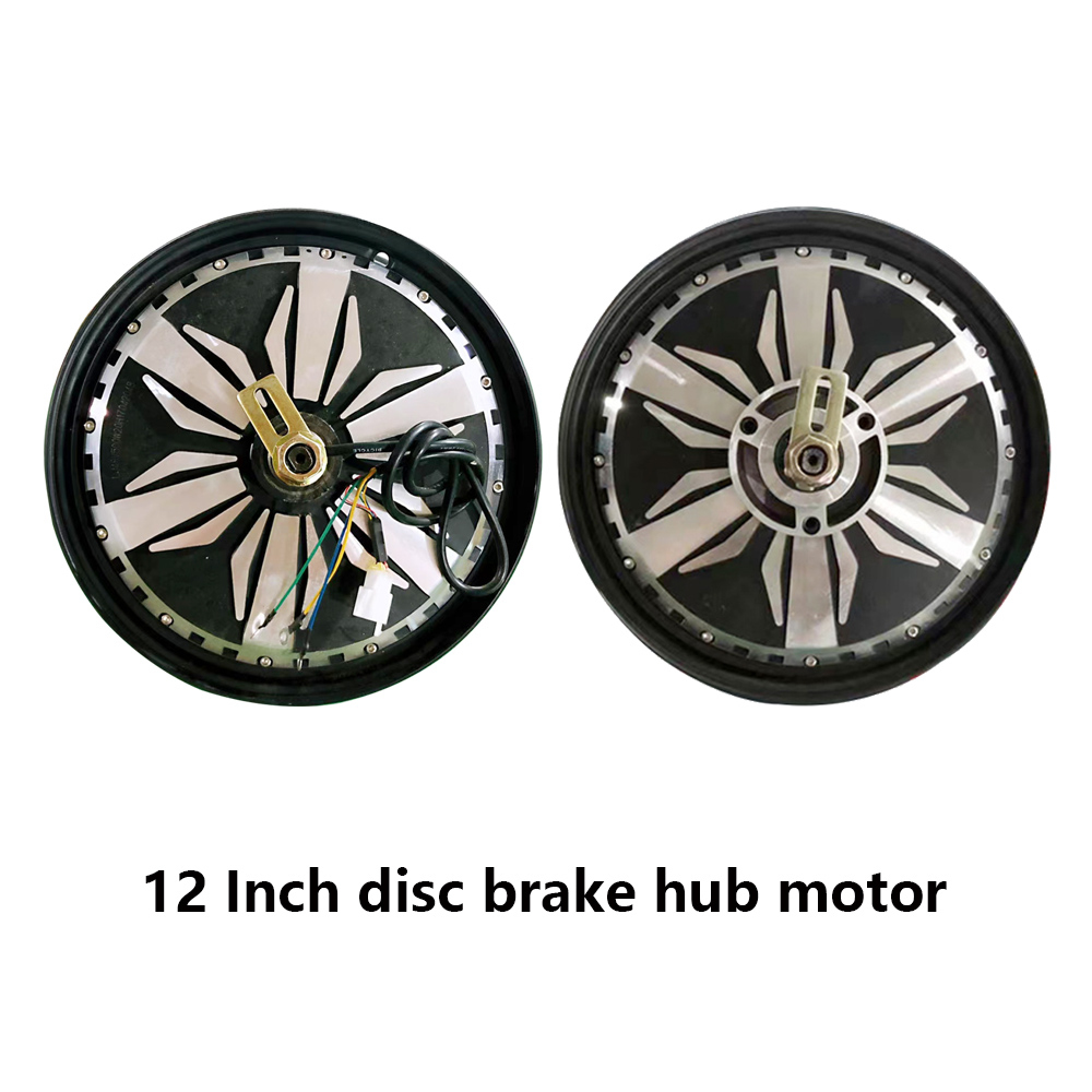 12 Inch High Torque 48v/60v 1000w/1500w Brushless Hub Motor For ...
