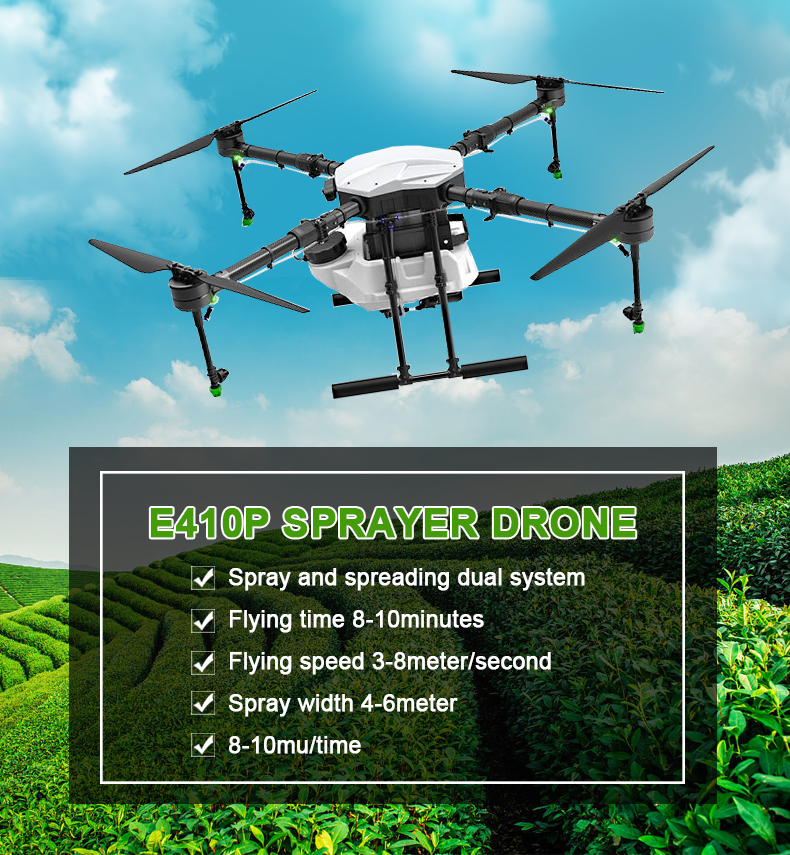 Korean Certified Plant Protection Drone Eft E410p Agriculture Drone ...