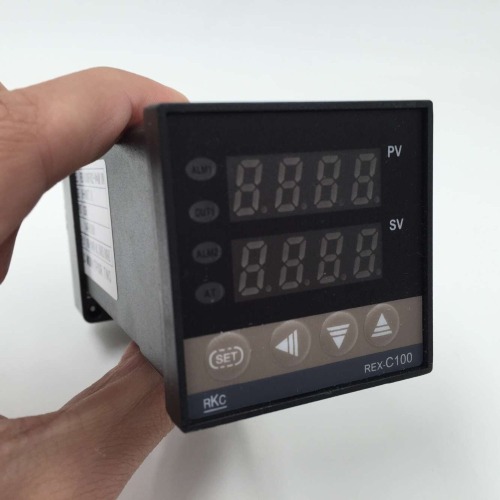 Dual Digital Rkc Pid Temperature Controller Rex-c100 Universal Input Ssr Relay Output + M6 Probe ...