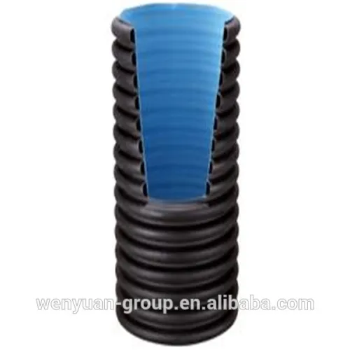 Pe Double Wall Plastic Pipe, High Quality Pe Double Wall Plastic Pipe ...