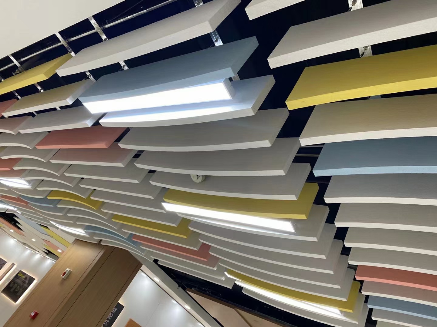 Quality Rectangular Glass Fiber Suspension Baffle Design for Sale
