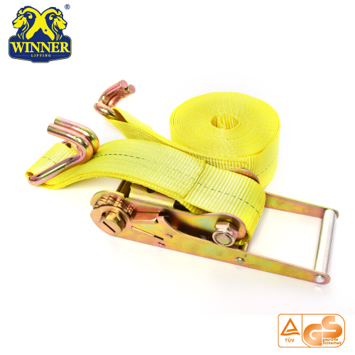 Polyester Rachet Cargo Lashing Strap Truck Ratchet Tie Down, High ...