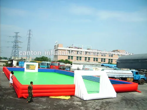 Commercial Adult Inflatable Water Soccer Field, Inflatable Field Beach ...
