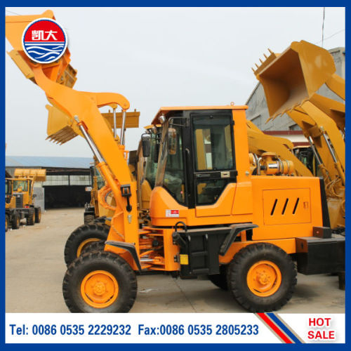 Front Shovel Loader 1.2 Tons Capacity 0.45 M3 Volume, High Quality ...
