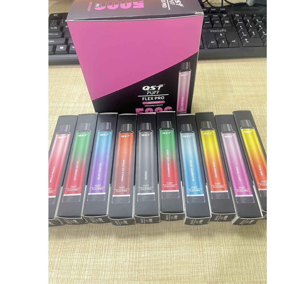 Qst Puff Flex Pro5000 Vapes แบบใช้แล้วทิ้ง คุณภาพสูง Qst Puff Flex ...