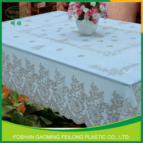 Different Design Of 100% Pvc Vinyl Lace Tablecloth, High Quality ...