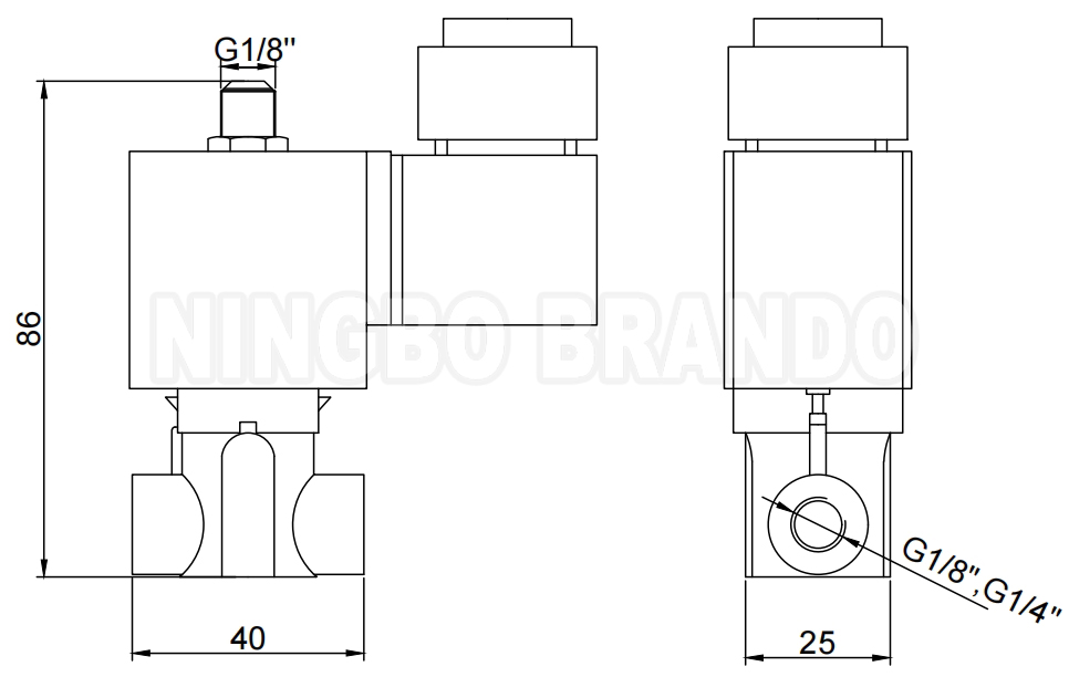 6027 C 3 Way Stainless Steel Solenoid Valve China Manufacturers ...