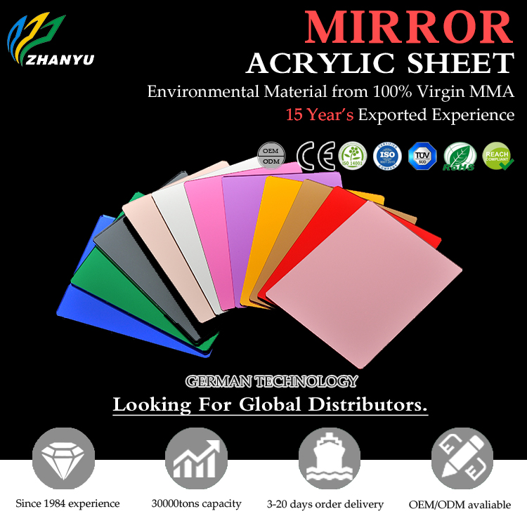 Customized Shaped Acrylic Mirror Sheets - Perspex Mirror Sheet, High ...
