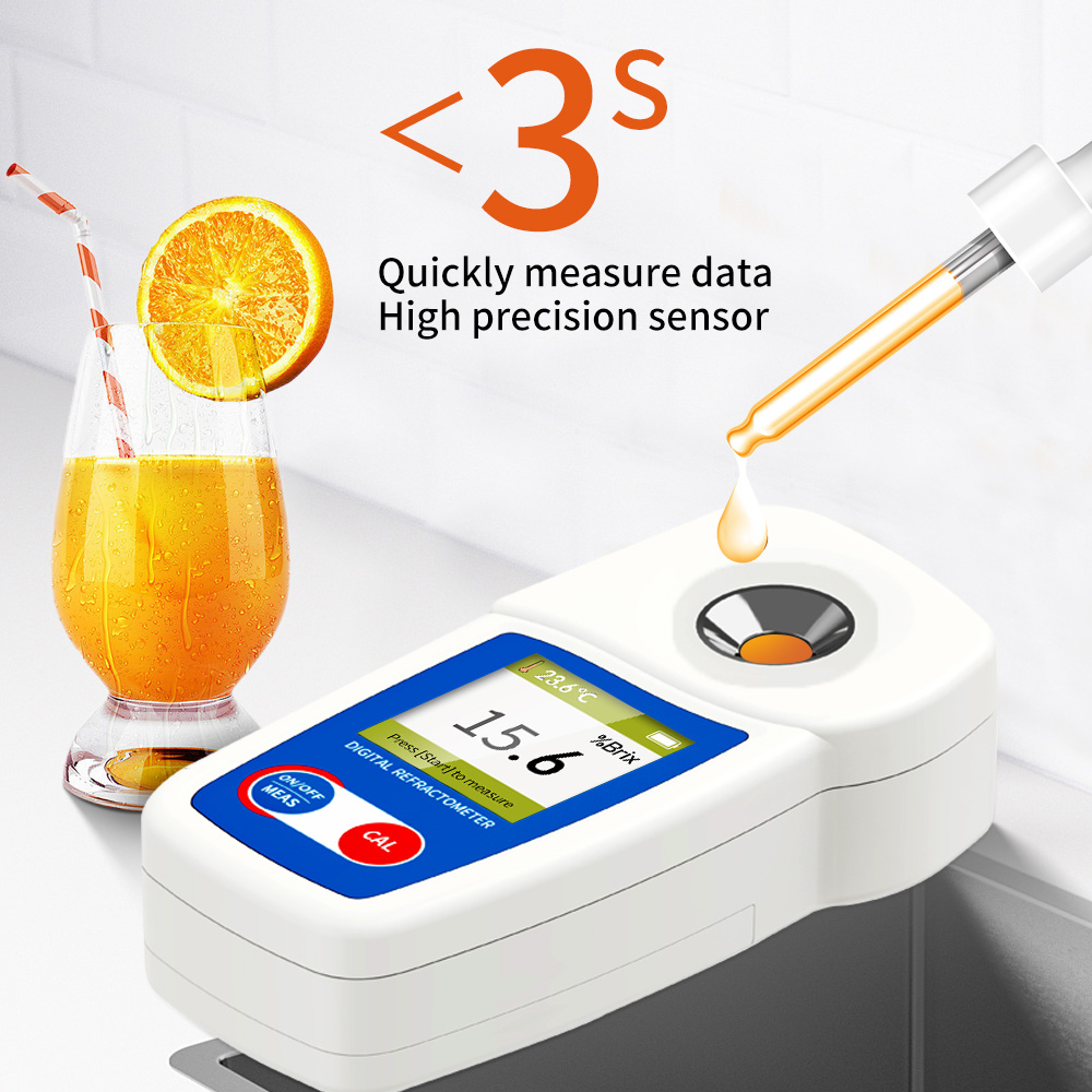 Digital Saccharometer And Brix Meter For Measuring Sugar Content, High ...