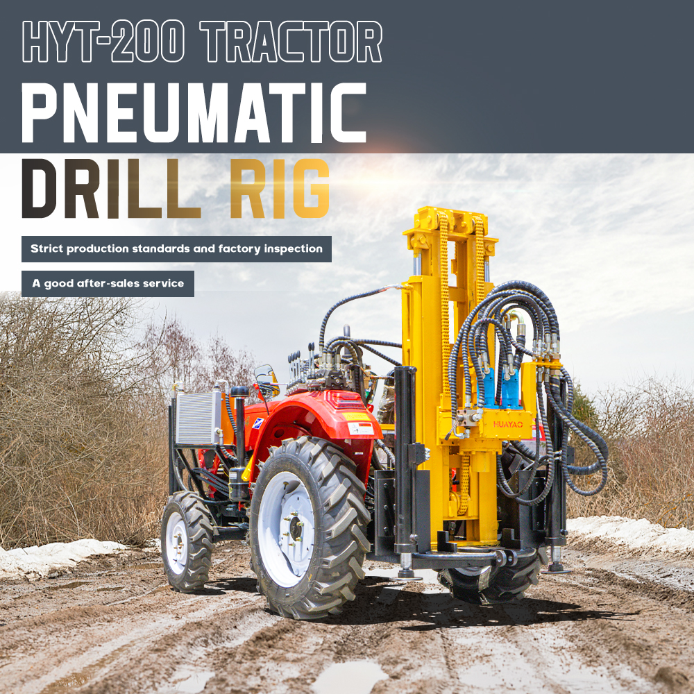 Diesel Engine Tractor Drilling Rig For Water Well - Great Value For ...