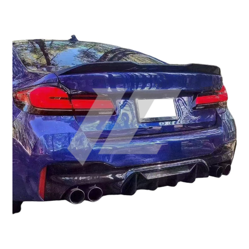 Carbon Fiber Rear Spoiler Wing For Bmw M5 F90 2017+, High Quality ...