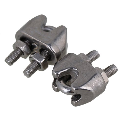 304 Stainless Steel U Shape Cable Wire Rope Clip Clamp M2 For 2mm ...