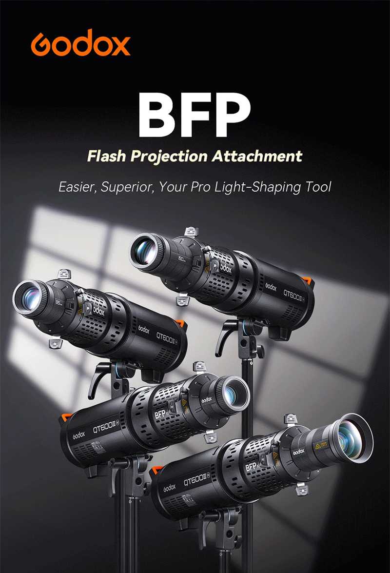Godox Bfp Studio Flash Light Attachment With Bowens Mount, Condenser ...
