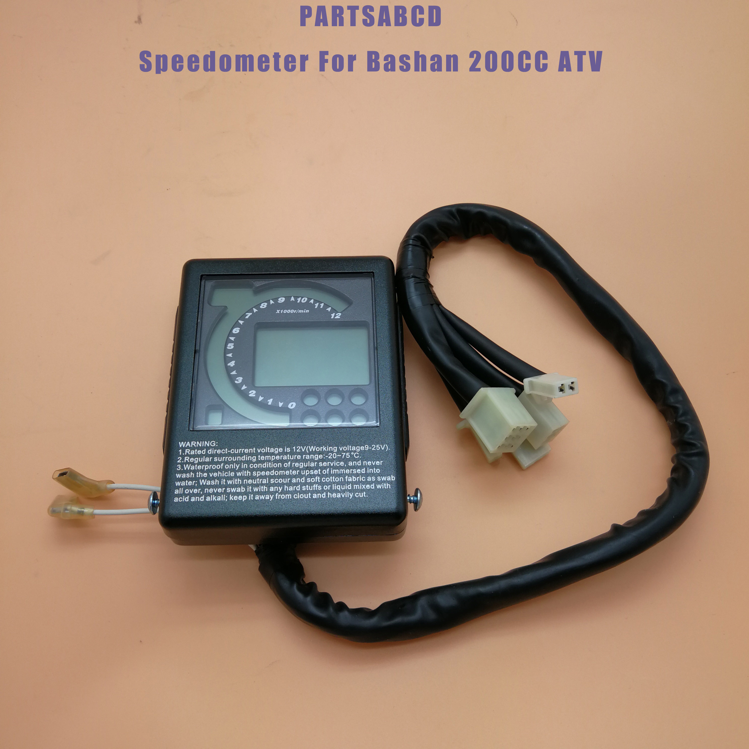 Brand New Speedometer Installation Guide For 200cc Bashan Atv, High ...