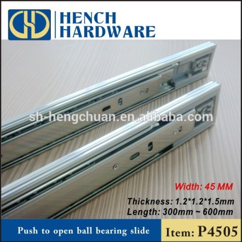 Push To Open Telescopic Channel Drawer Slide, High Quality Push To Open ...