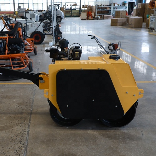 Hydraulic Smooth Double Drum Vibratory Road Roller Manual Vibrating ...