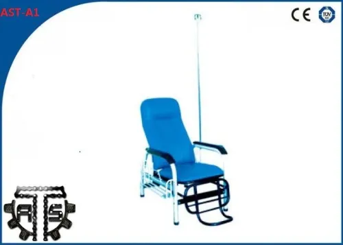 Manual Adjustable Hospital Transfusion Chair With Dinning Table, High ...
