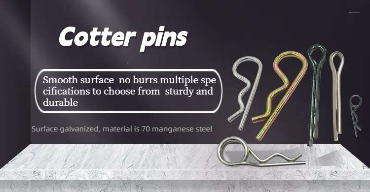 Ansi Din94 Galvanized Aluminum 304 Stainless Steel R-type Spring Cotter ...