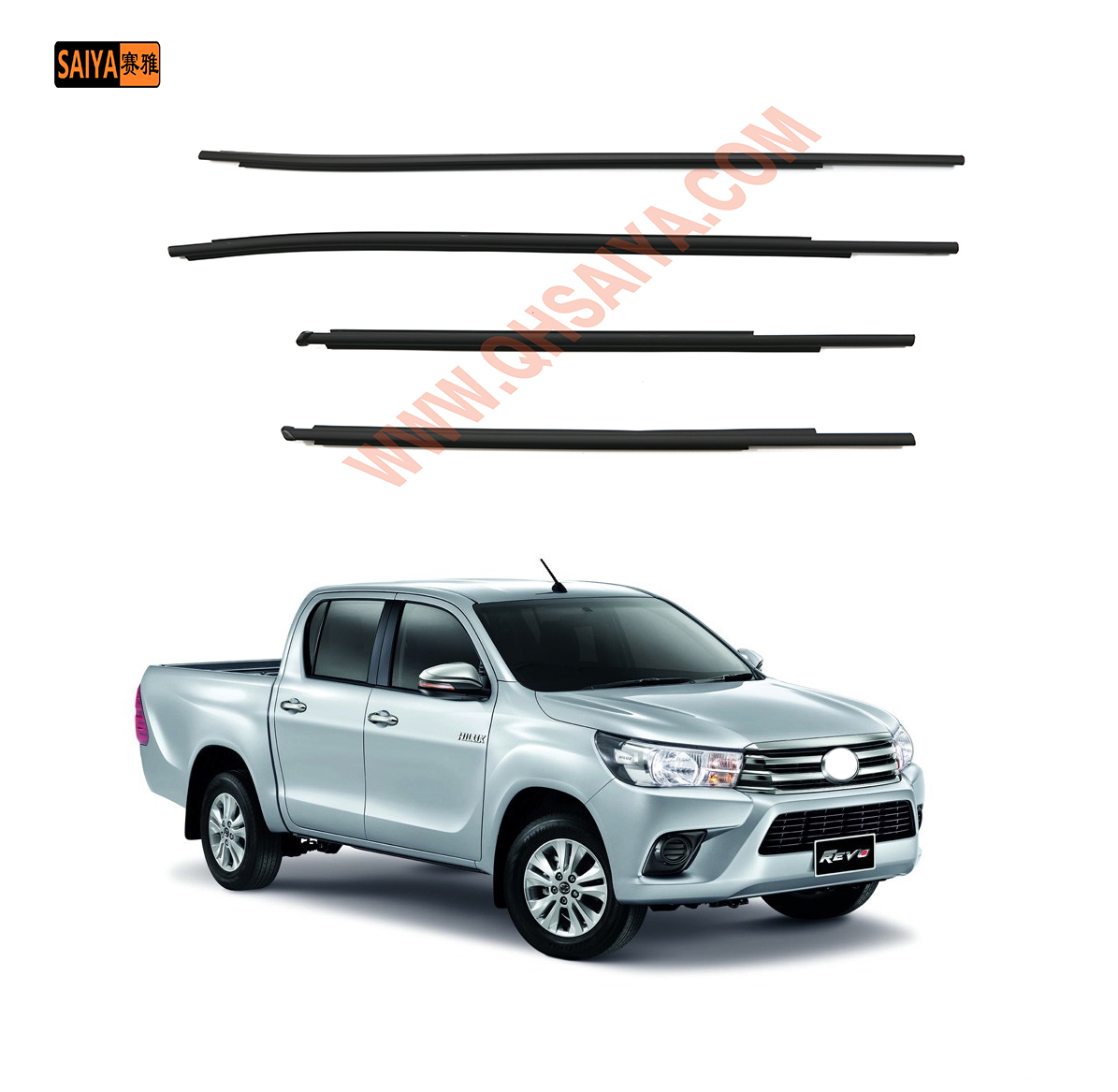 2015-2020 Toyota Hilux Car Outside Window And Door Weatherstrip 68230 ...