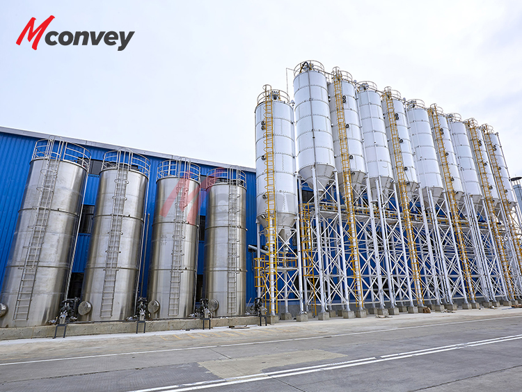 Plastic Pvc Resin Storage Silo With Blower Pump, High Quality Plastic ...