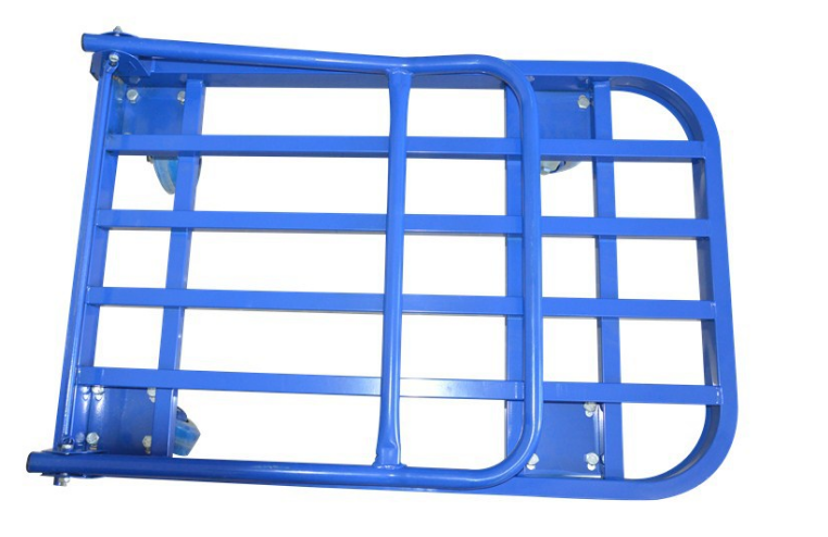 Heavy Duty 300kg Four Wheel Square Tube Industrial Trolley, High ...