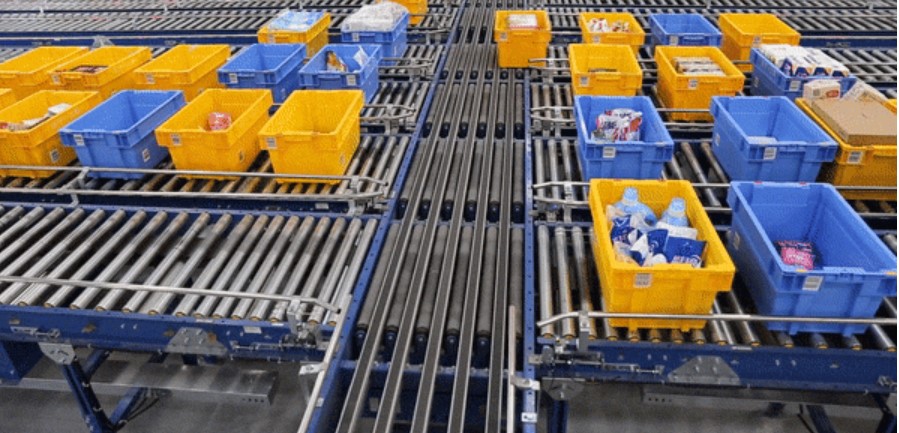 90 Degree Divert Intelligent Warehouse Pop-up Diverter Conveyor System ...