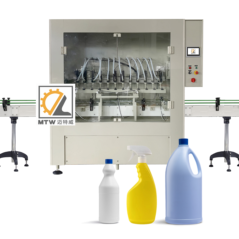 Mtw Servo Control Automatic Toilet Cleaner Filling Machine, High ...