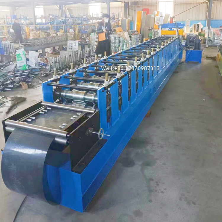 Galvanized Metal Roof Ridge Cap Roll Forming Machine For Watershed ...