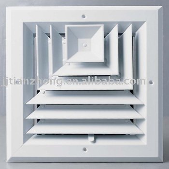 Aluminum Square Air Diffuser With Obd, High Quality Aluminum Square Air ...