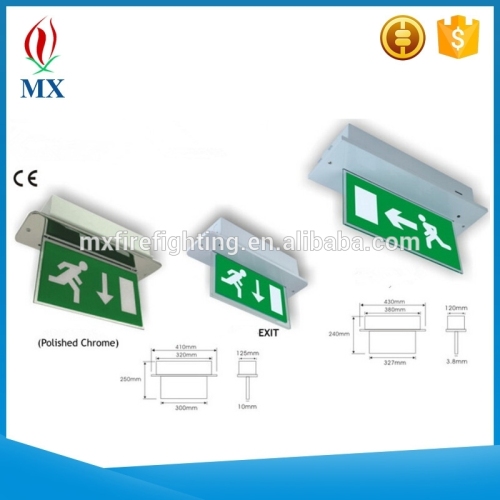 Emergency Exit Sign Led Recessed Mounted 1w, High Quality Emergency ...