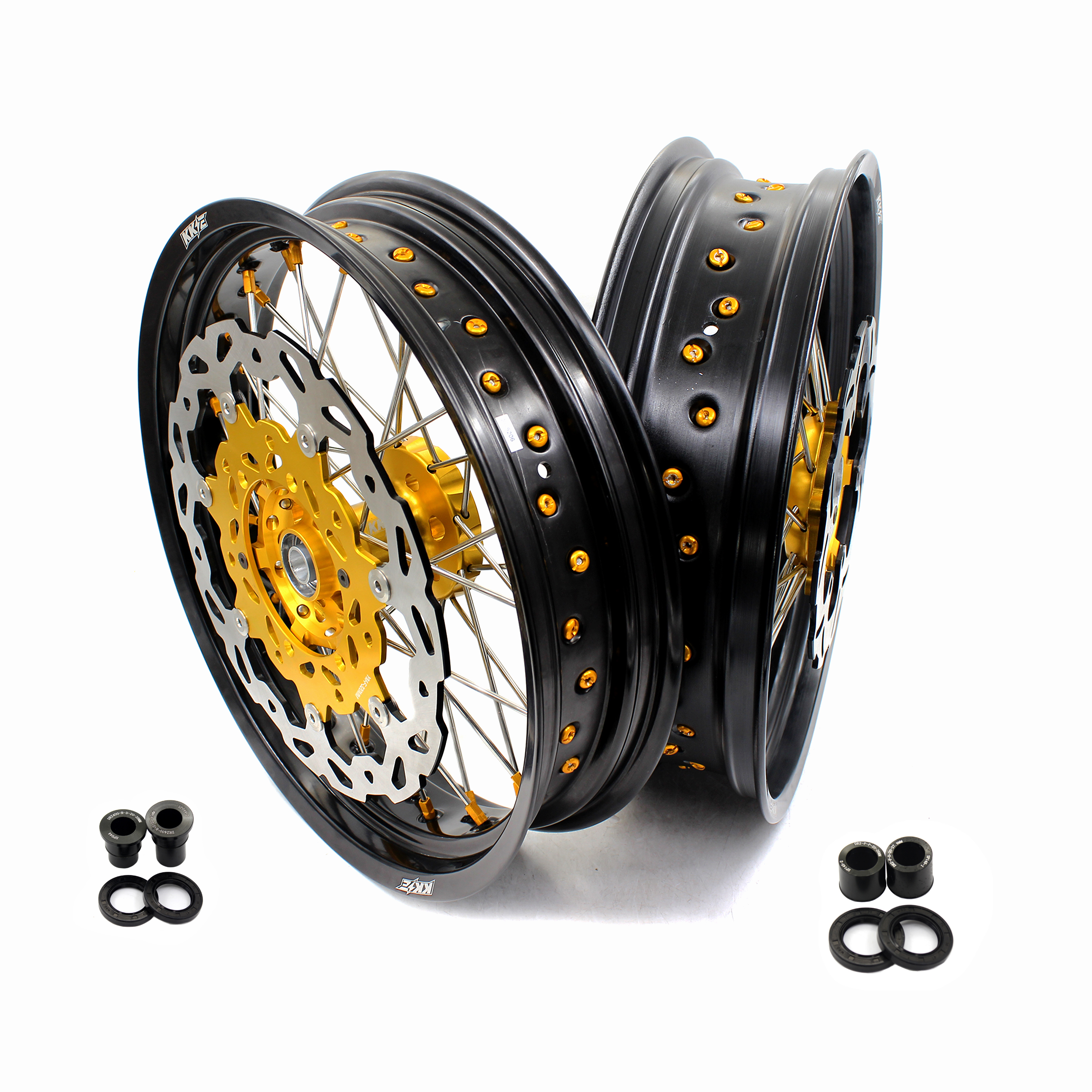 Suzuki Drz400 Supermoto Wheels Kke 3.5/4.25*17in With Disc And Sprocket ...