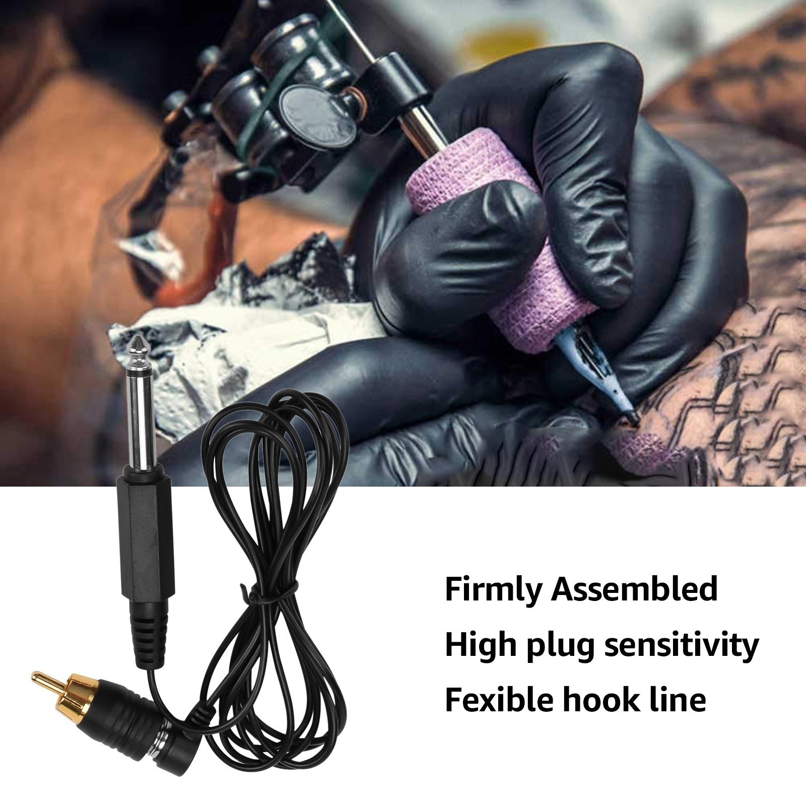 Dc Interface Cable Tattoo Clip Cord Hook Line, High Quality Dc ...