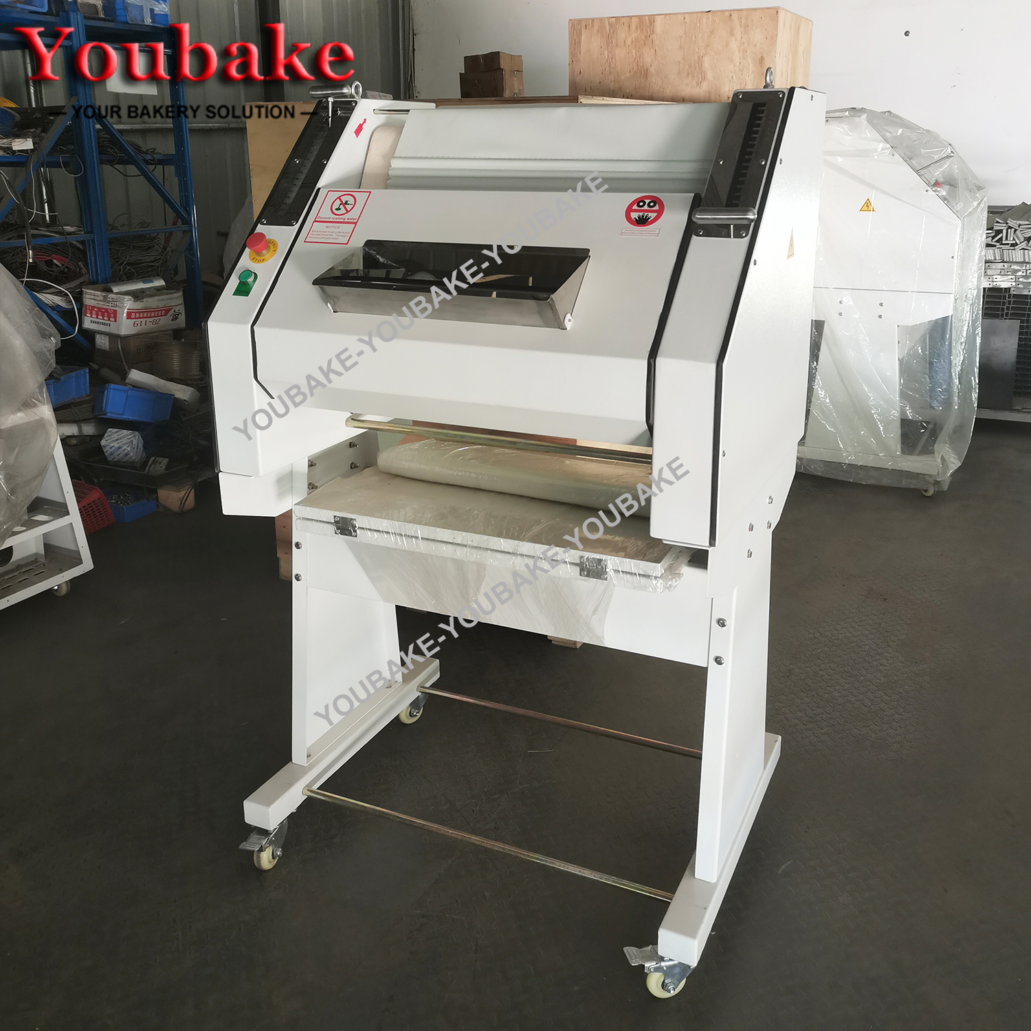 French Bread Moulder For Bakery - 730mm Commercial Baguette Dough ...