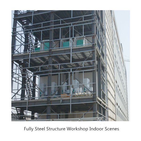 Wheat Flour Milling Plant With Steel Structure Workshop, High Quality ...